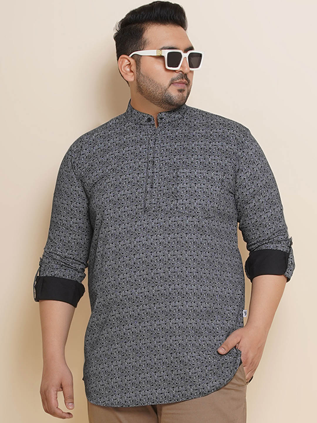 Circular Print Kurta